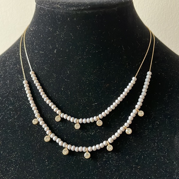 Bella Canvas | Jewelry | Canvas Multilayered Beaded Necklace | Poshmark